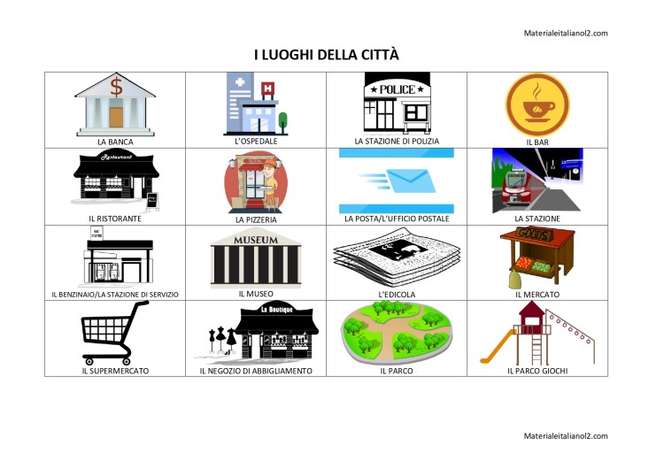 Lessico – Materiale Italiano L2